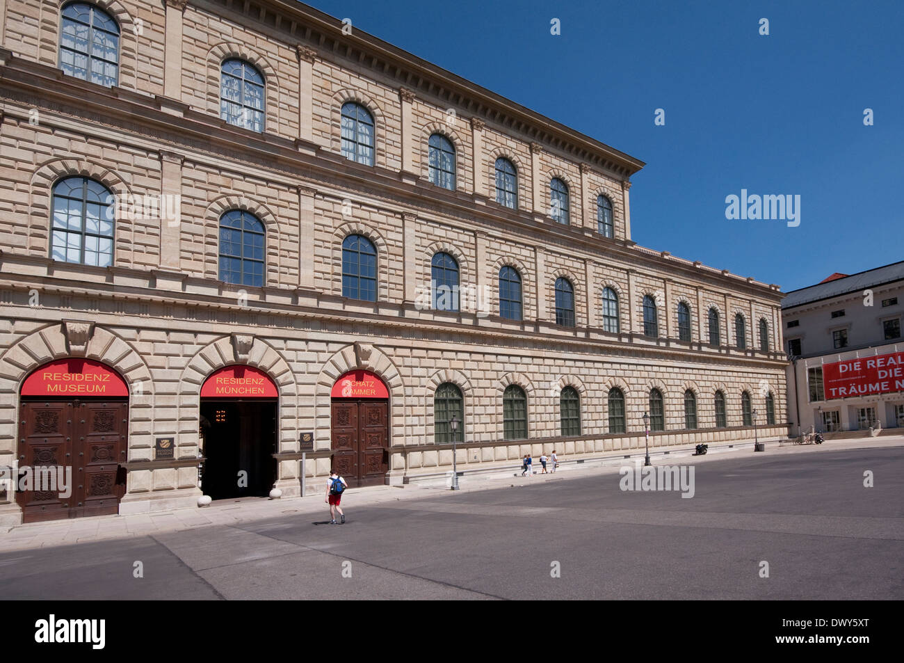 Germany, Bavaria, Munich, Max Joseph Platz Square, Residenz Royal ...
