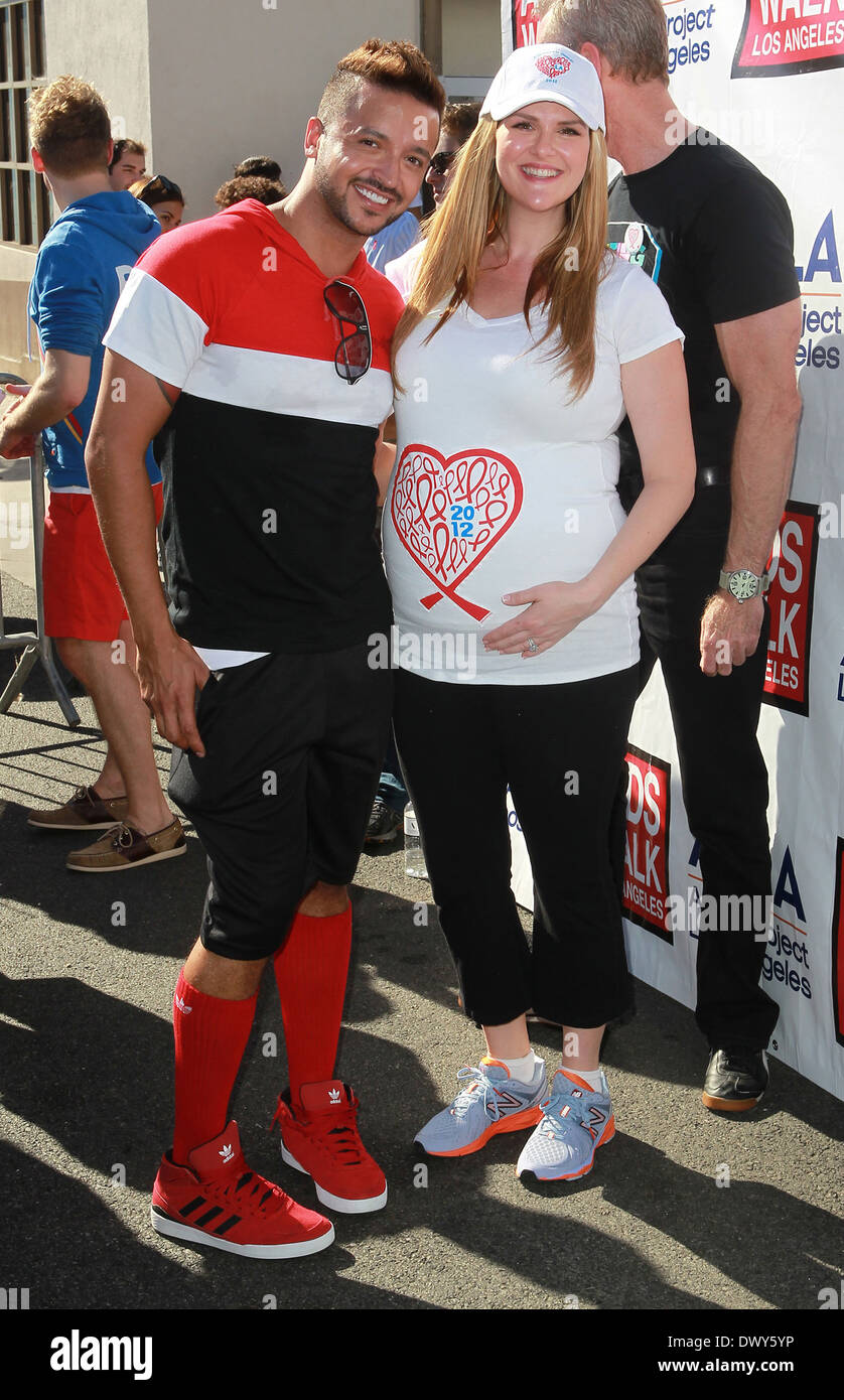 Jai Rodriguez, Sara Rue 28th Annual AIDS Walk Los Angeles in West ...