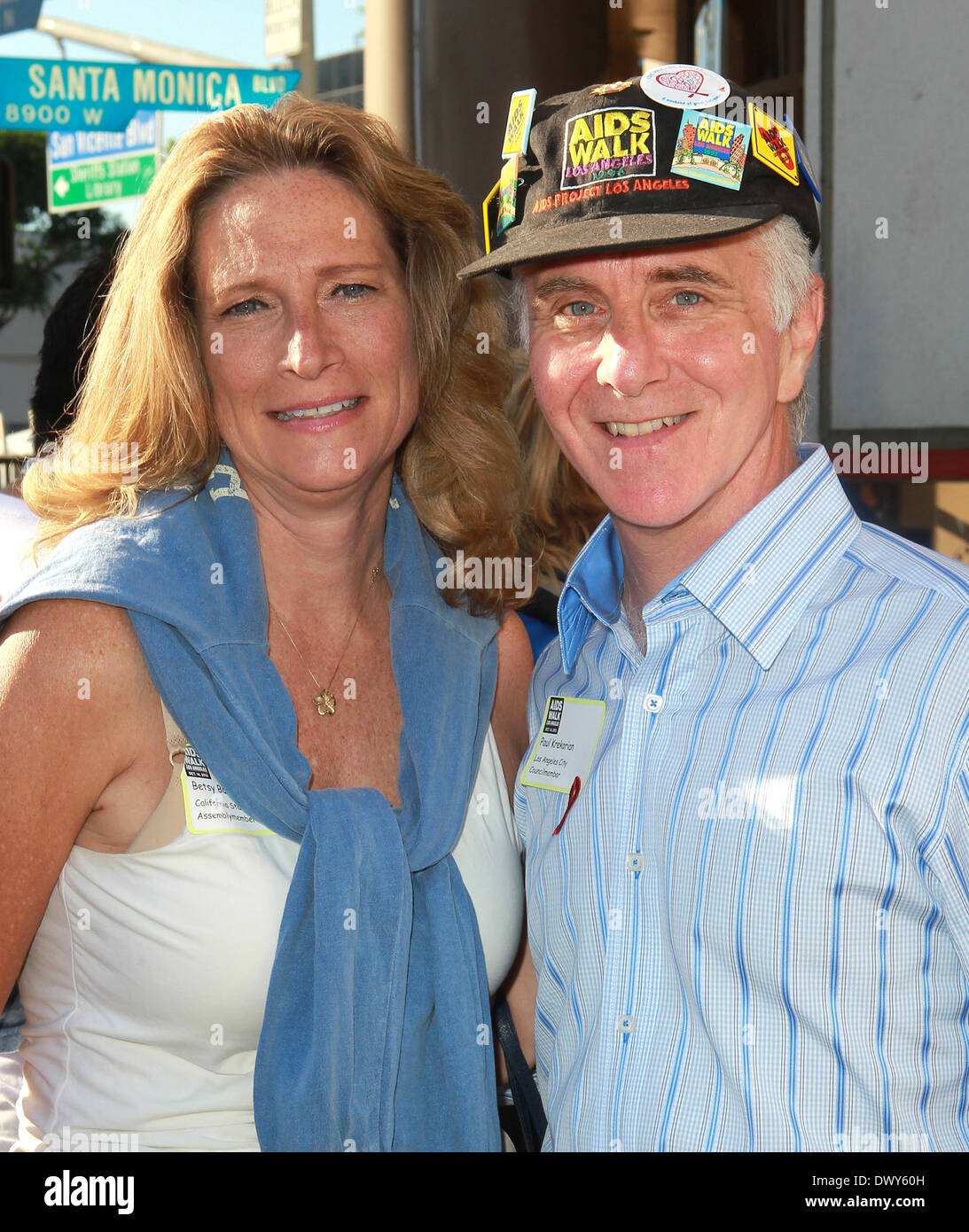 Councilmember Betsy Butler and Guest 28th Annual AIDS Walk Los Angeles ...