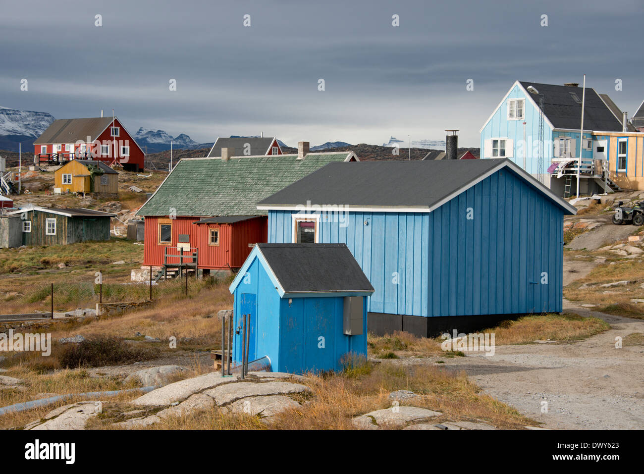 Greenland, Nuussuaq Peninsula, Disko Bay, Qaasuitsup municipality ...