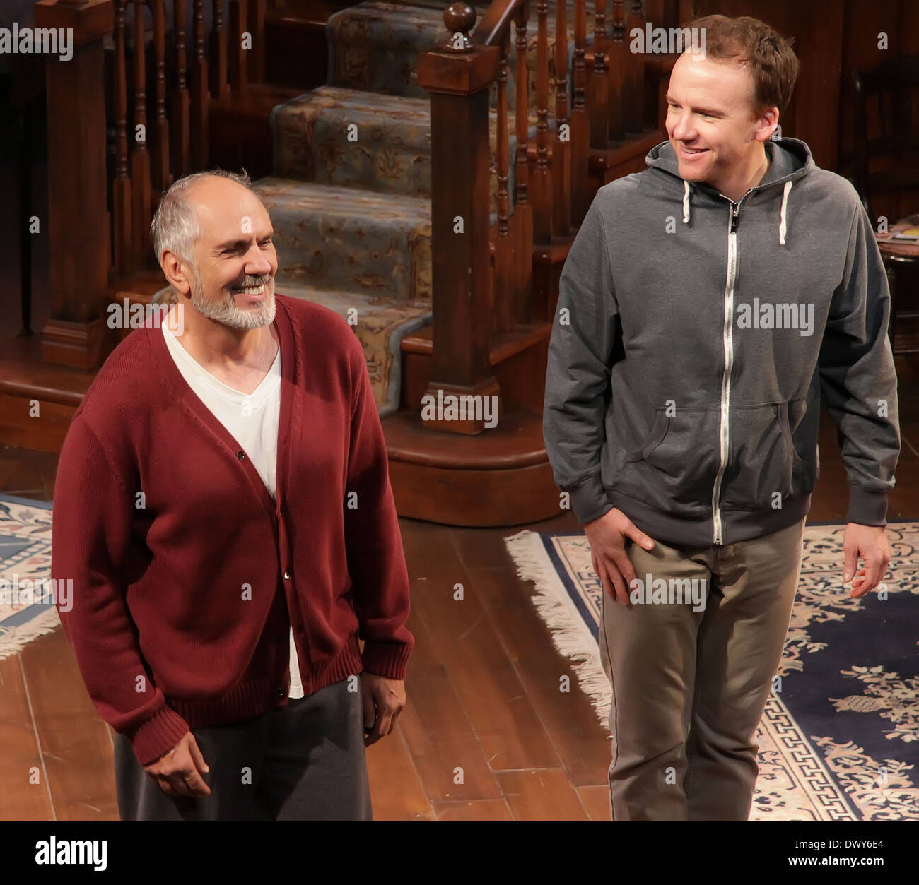 Michael Cristofer and David Wilson Barnes Opening night of the MCC ...