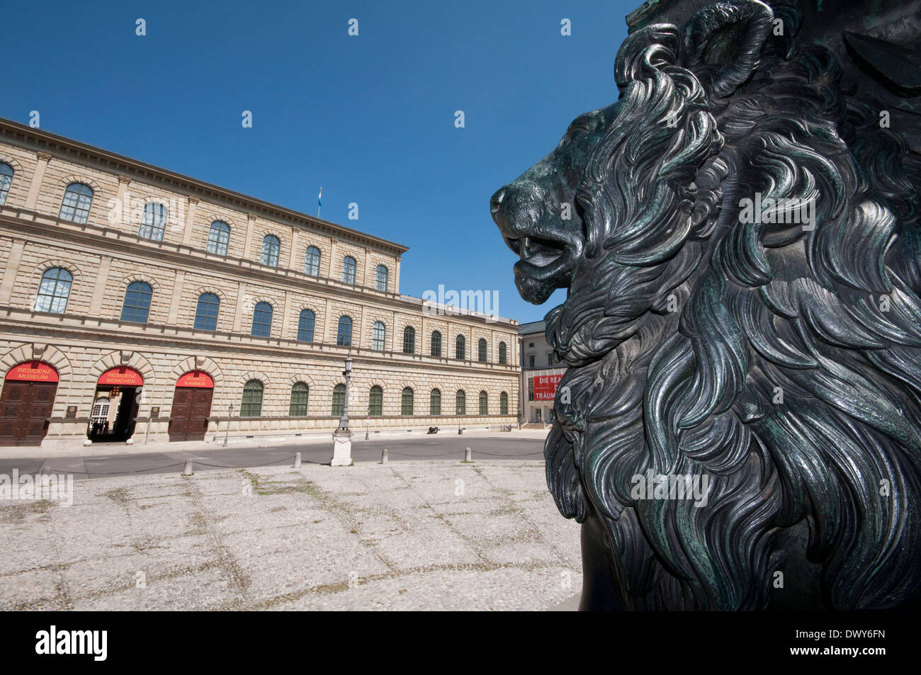 Germany, Bavaria, Munich, Max Joseph Platz Square, Residenz Royal ...