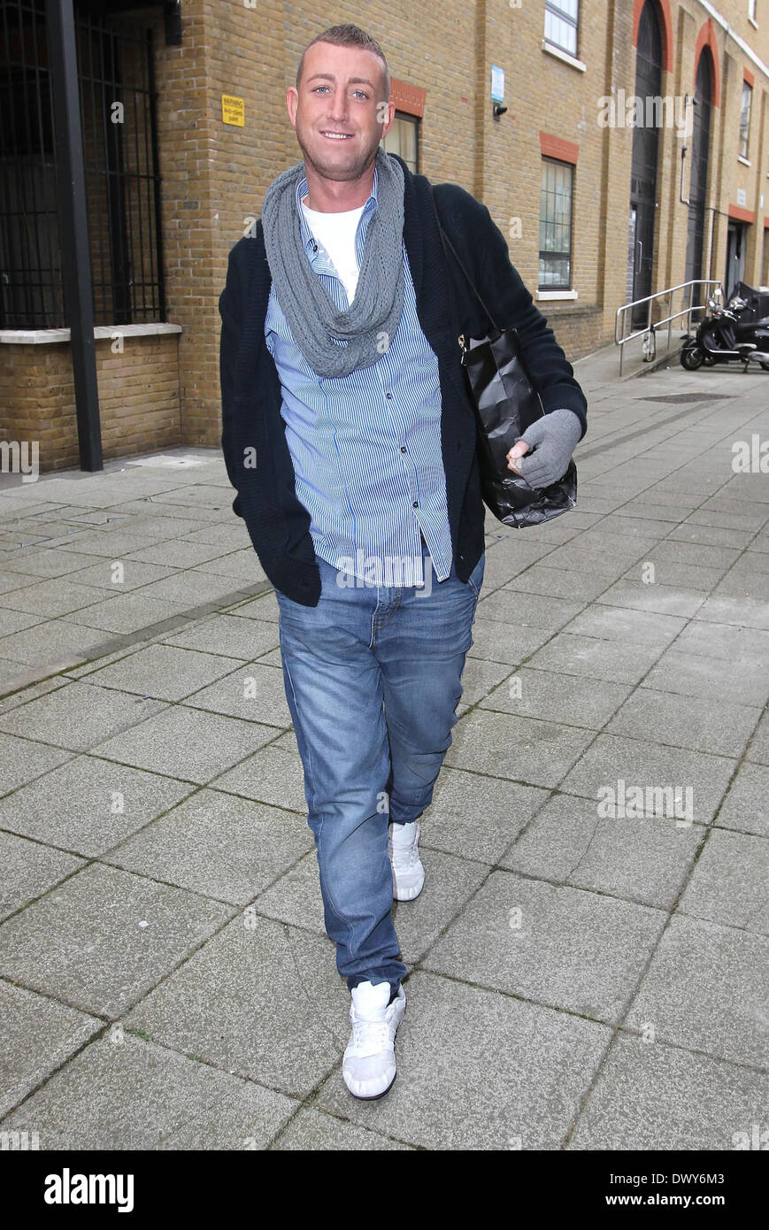 Christopher Maloney arrives at 'The X Factor' rehearsal studios London ...