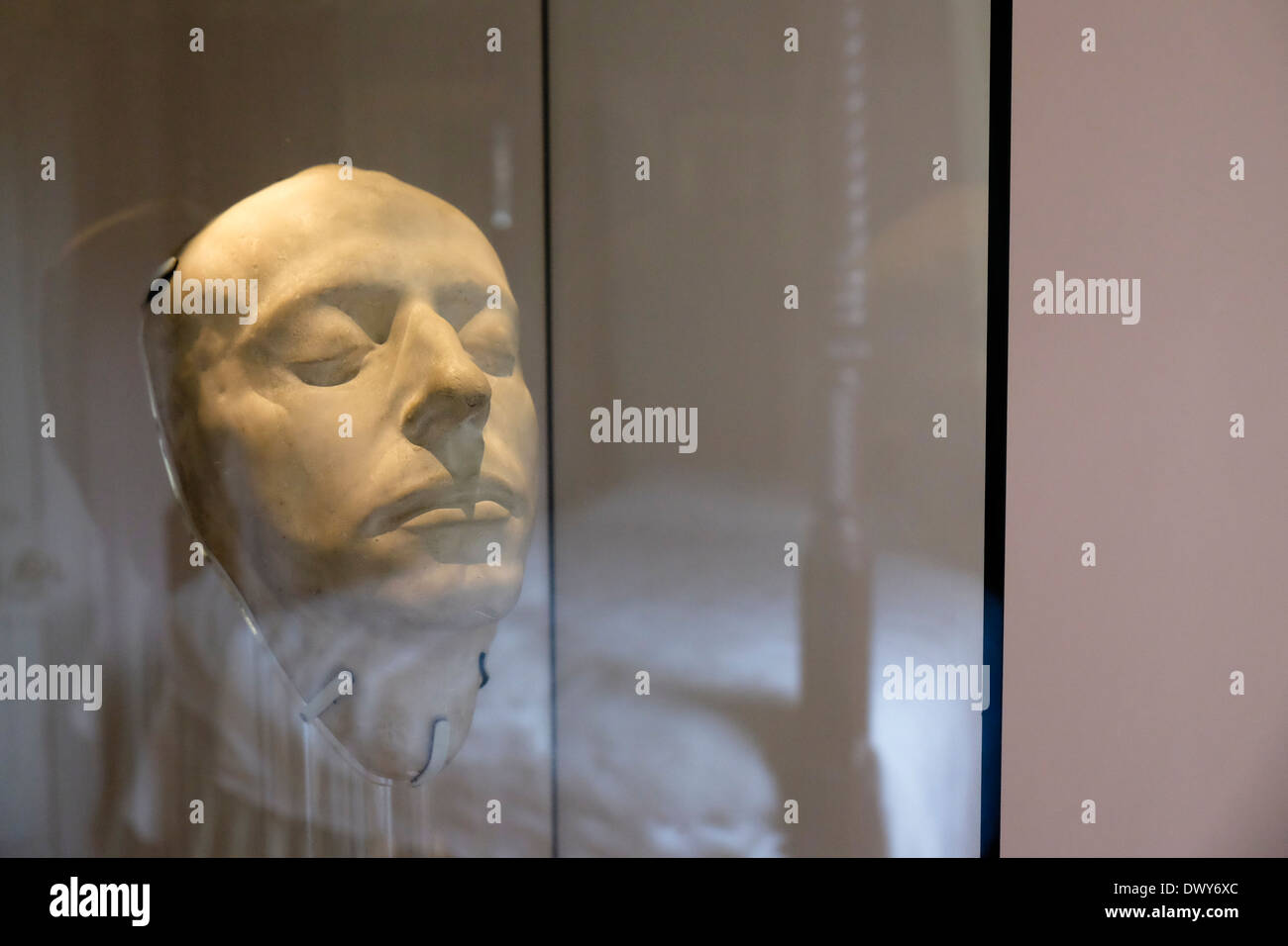 Keats Death Mask Stock Photo - Alamy