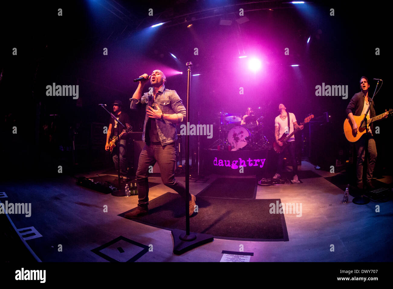 Milan Italy. 13th March 2014. The American rock band DAUGHTRY performs ...