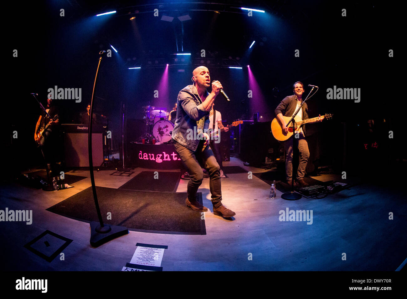 Milan Italy. 13th March 2014. The American rock band DAUGHTRY performs ...