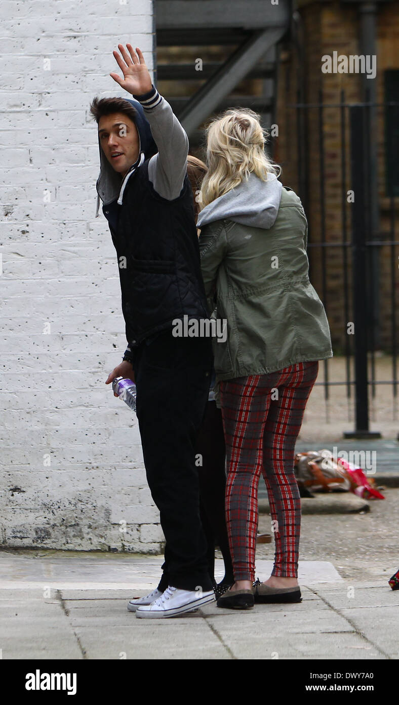 Jamie Hamblett of Union J 'The X Factor' contestants rehearsal studios ...