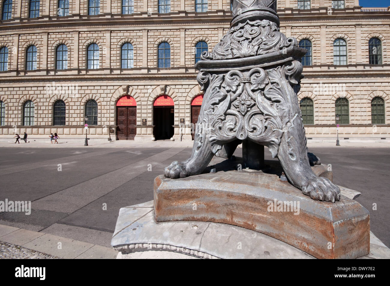 Germany, Bavaria, Munich, Max Joseph Platz Square, Residenz Royal ...