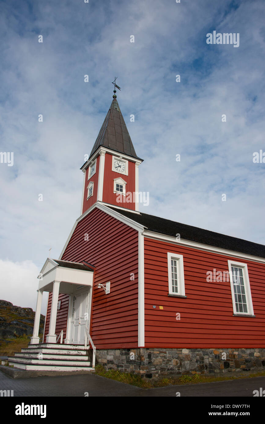 Greenland, Nuuk (Danish - Godthab). Historic district, Our Saviors ...