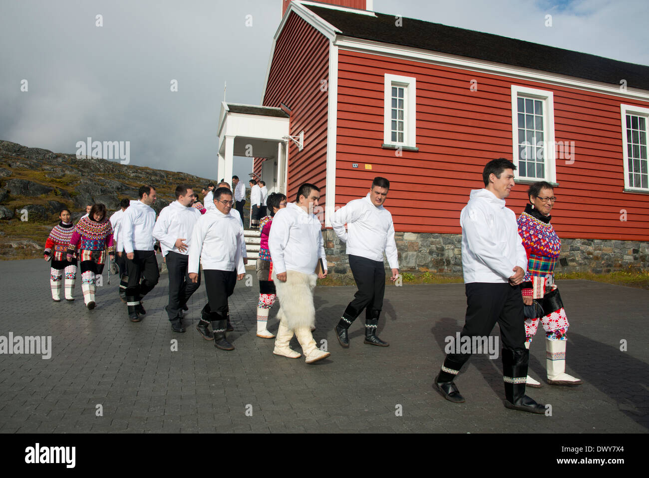 Greenland, Nuuk (Danish - Godthab). Historic district, Our Saviors ...