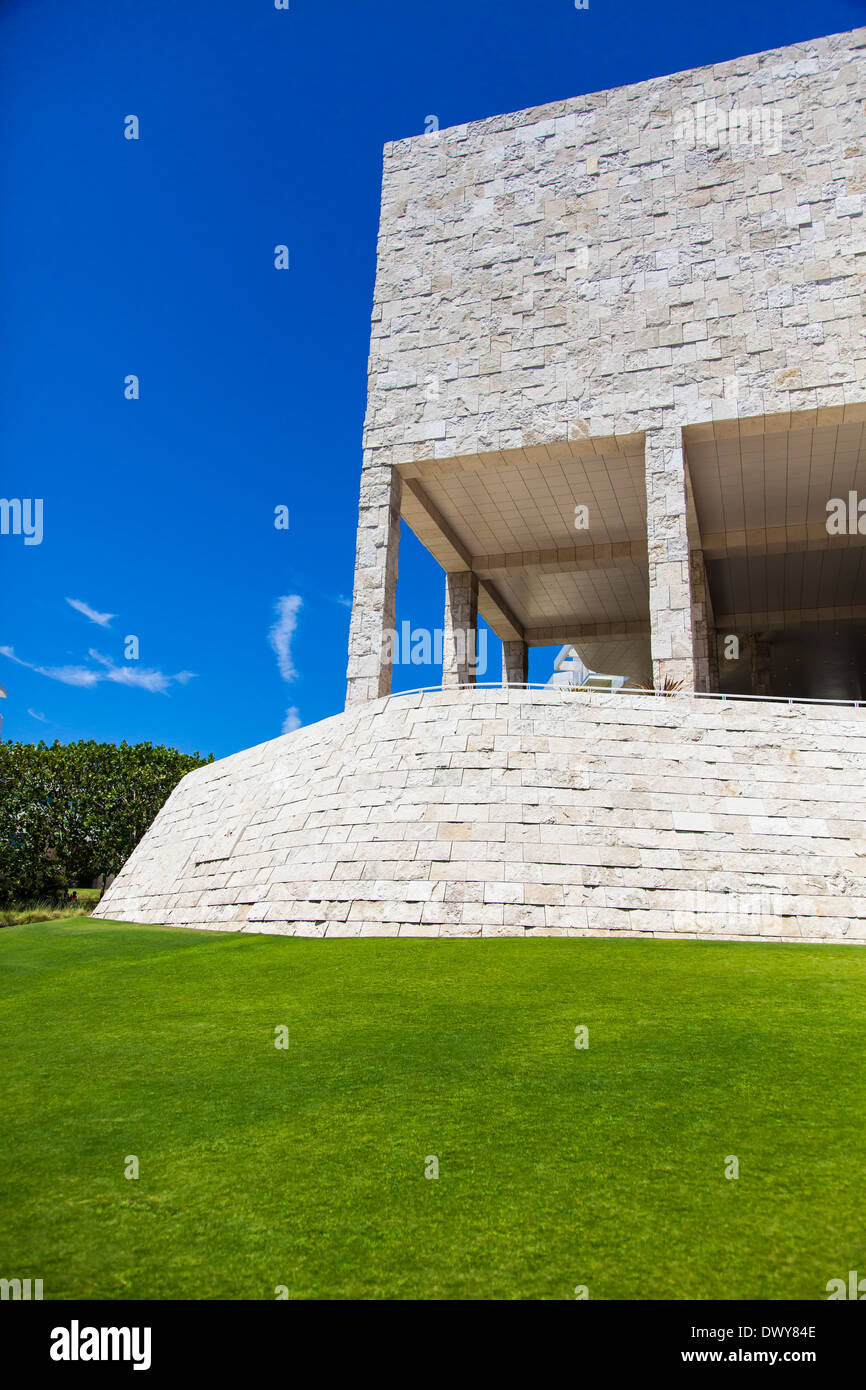 Getty Museum, Los Angeles, California. Modern architecture detail Stock ...