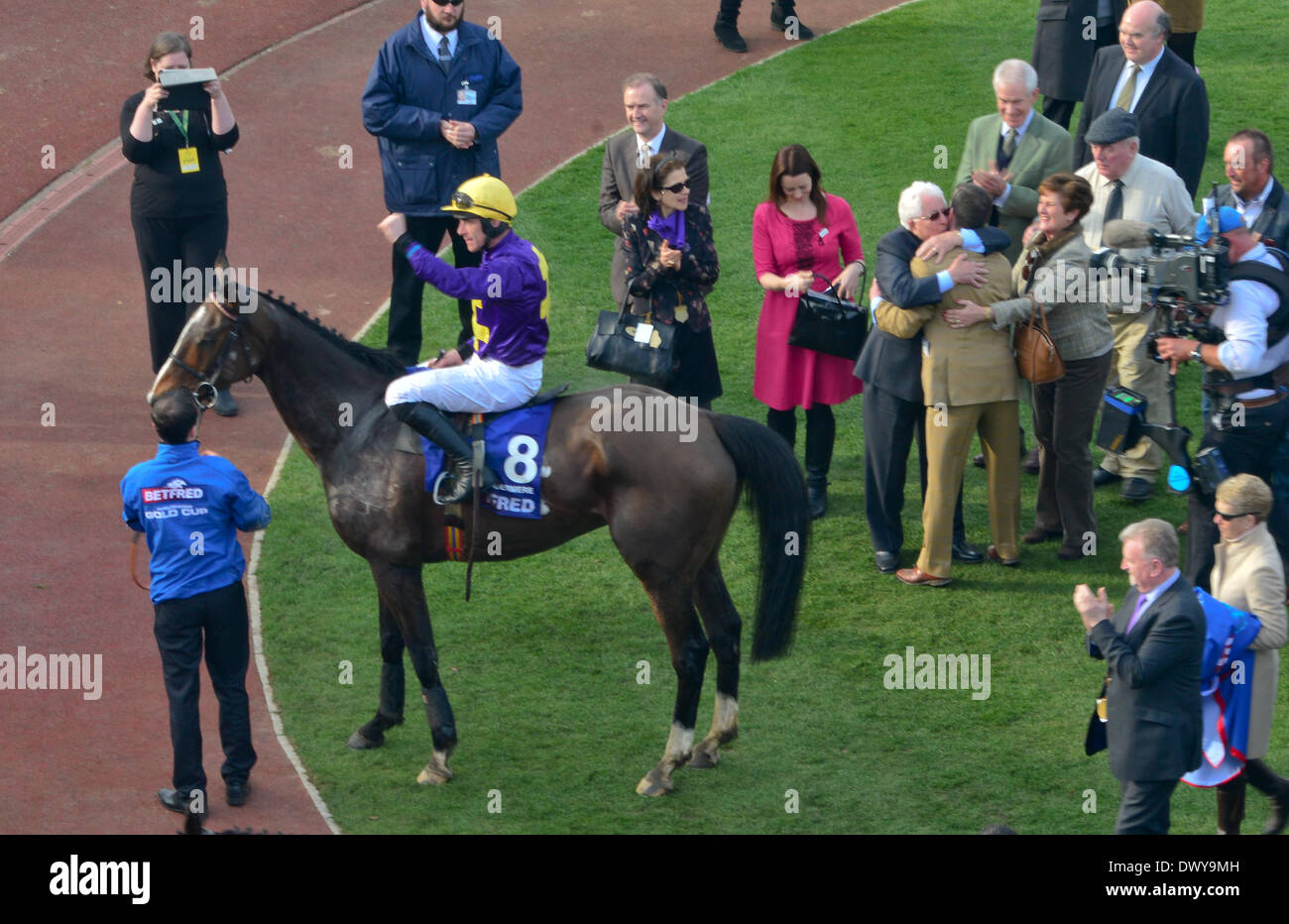 Cheltenham, Gloucestershire, UK . 14th Mar, 2014. The Gold Cup at ...