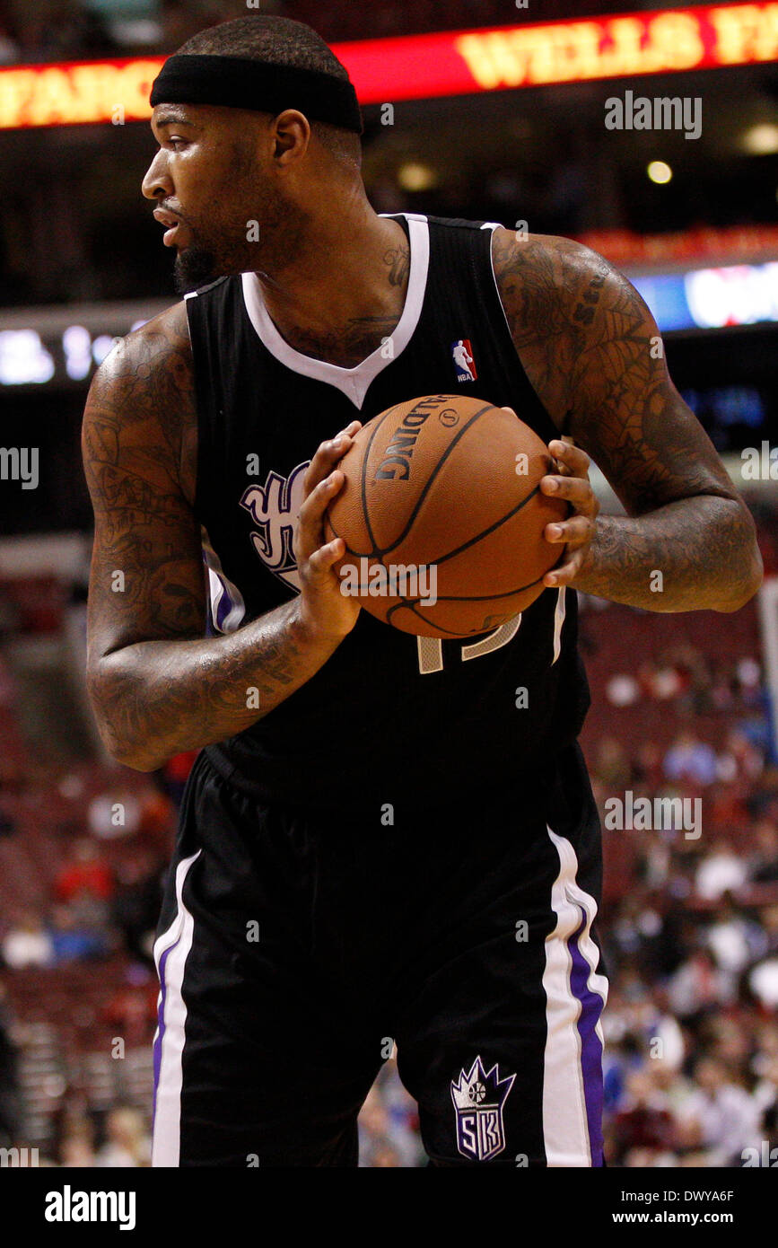 March 12, 2014: Sacramento Kings center DeMarcus Cousins (15) in action ...