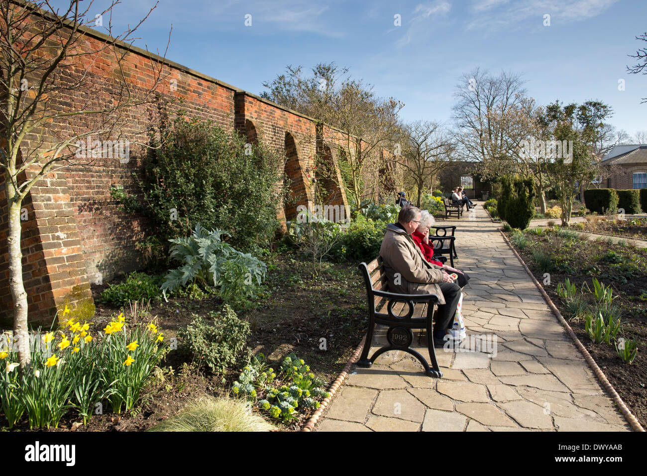 Brockwell Park, Lambeth, South London, after being restored by Parks ...
