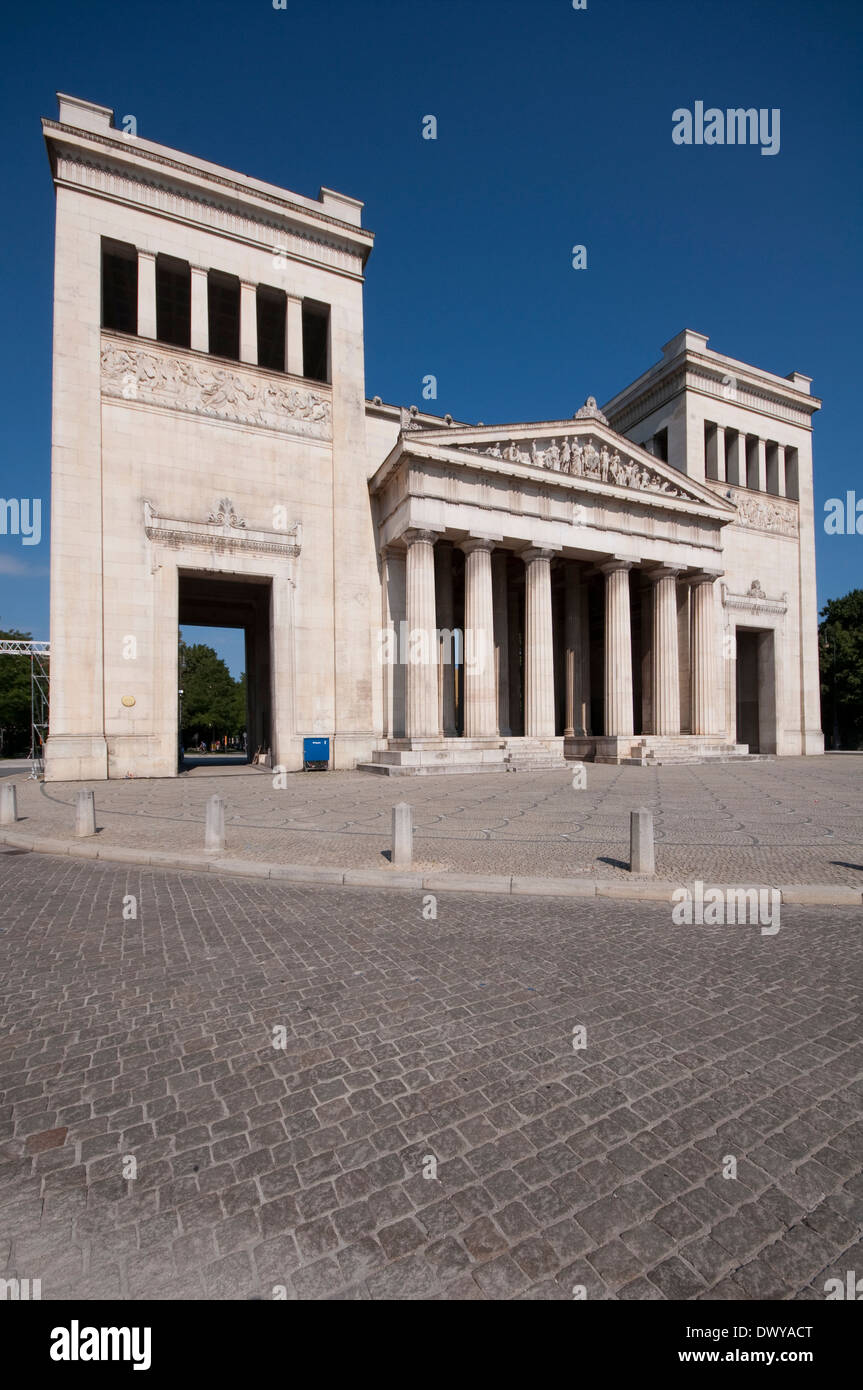 Germany, Bavaria, Munich, Koenigsplatz Square, Propylaea Building Stock ...