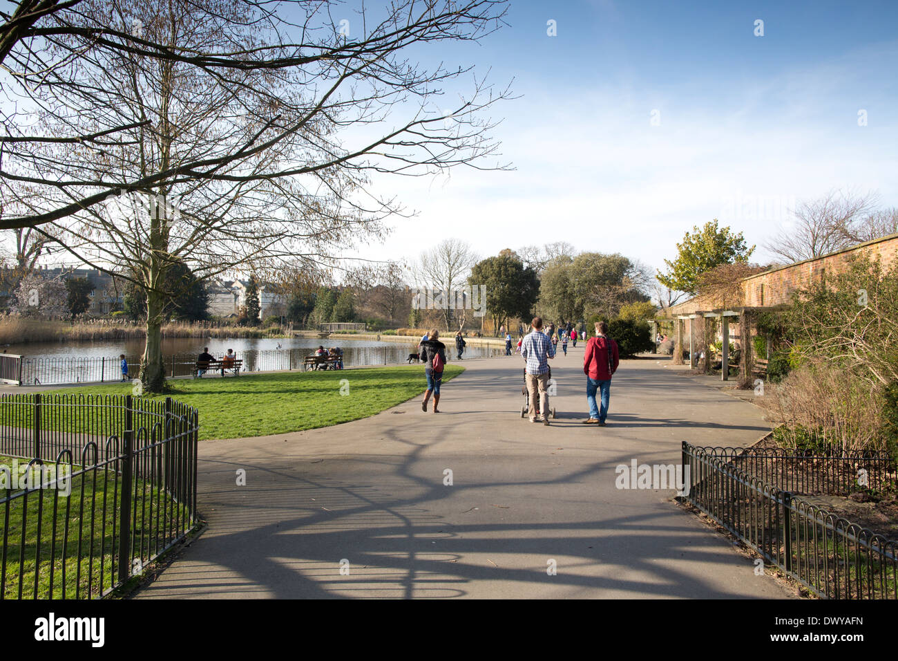 Brockwell Park, Lambeth, South London, after being restored by Parks ...