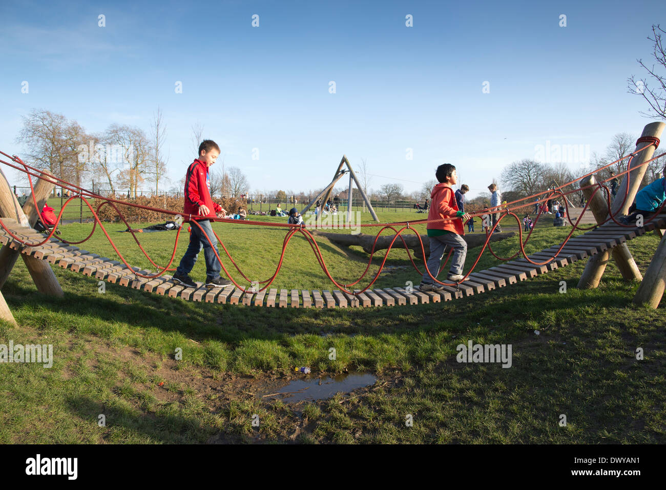 Childrens playground brockwell park hi-res stock photography and images ...