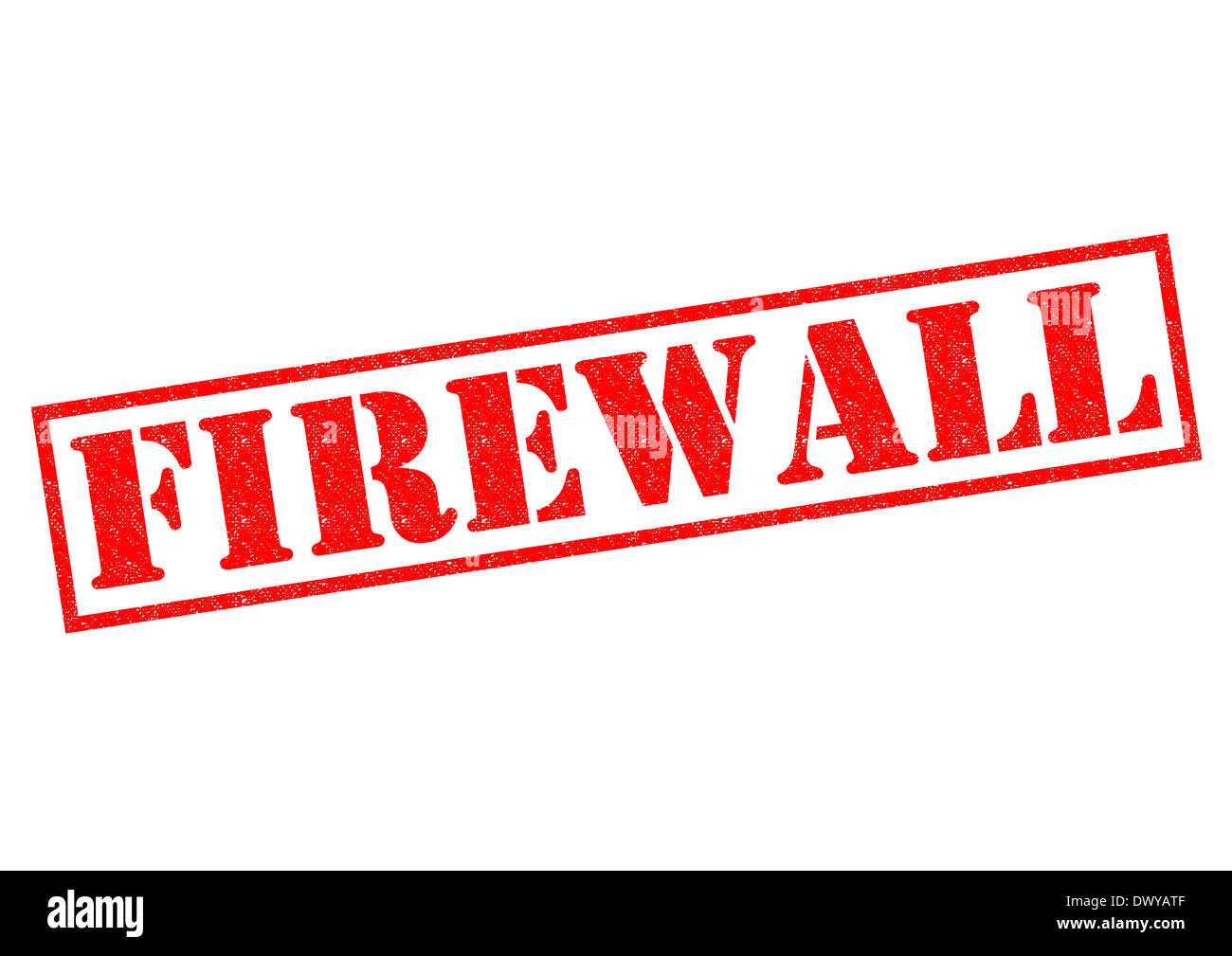 FIREWALL red Rubber Stamp over a white background Stock Photo - Alamy