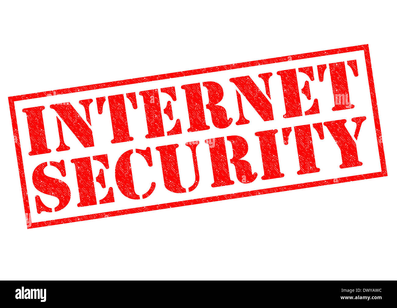 INTERNET SECURITY red Rubber Stamp over a white background Stock Photo ...