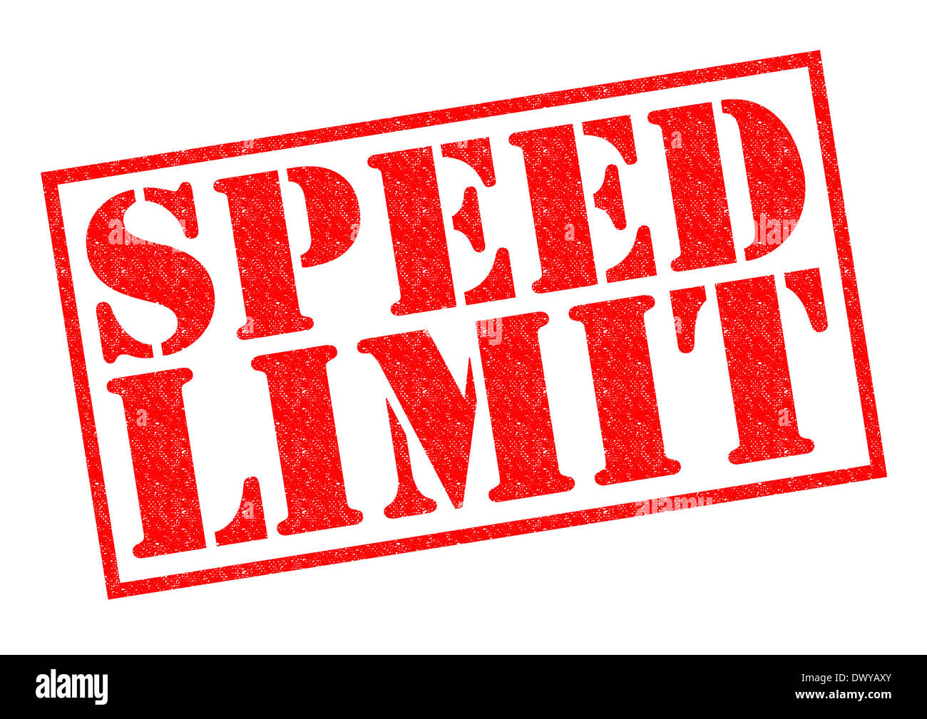 SPEED LIMIT red Rubber Stamp over a white background Stock Photo - Alamy