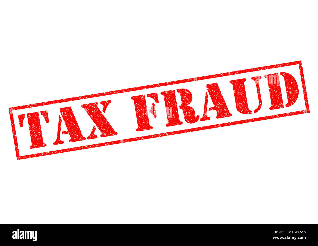 TAX FRAUD red Rubber Stamp over a white background Stock Photo - Alamy