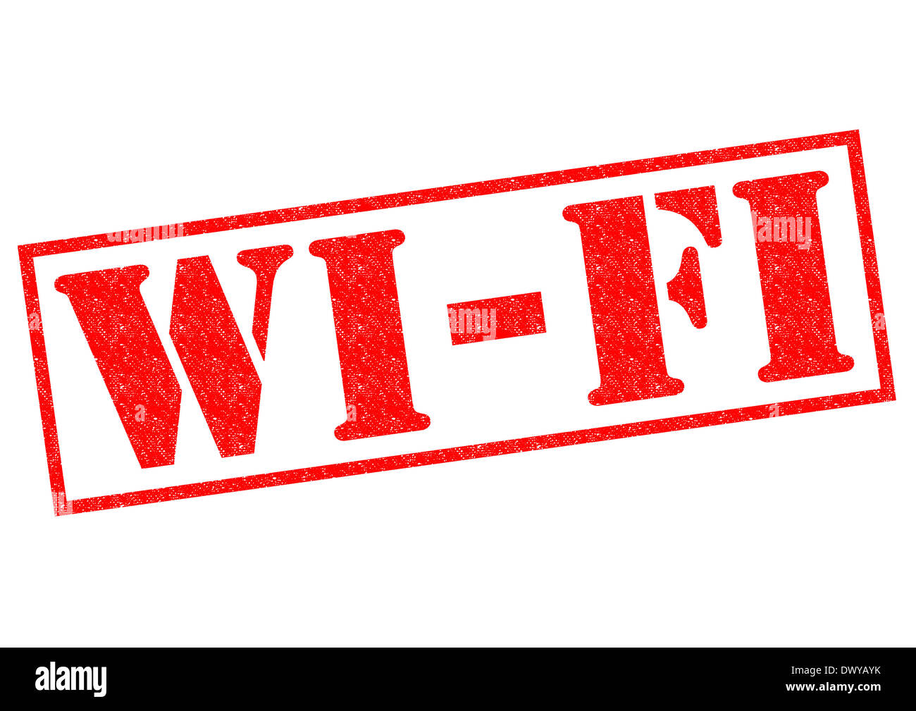 WI-FI red Rubber Stamp over a white background Stock Photo - Alamy