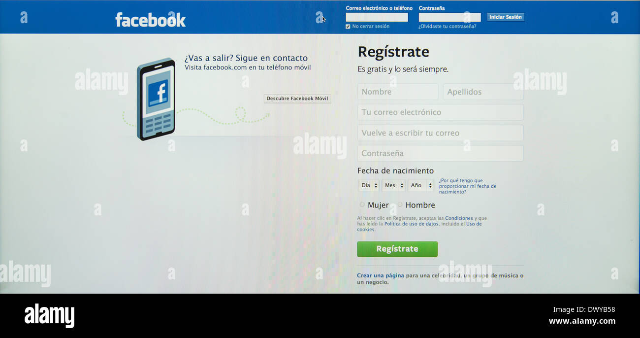 Facebook Profile Page High Resolution Stock Photography and Images - Alamy