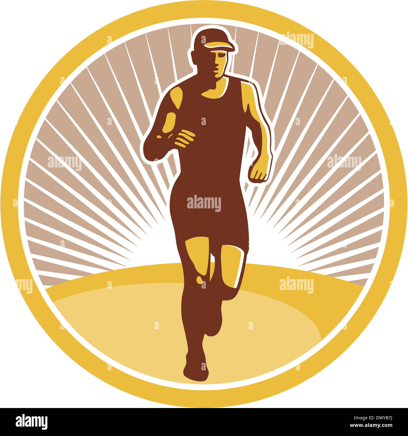 Runner Front Facing High Resolution Stock Photography and Images - Alamy