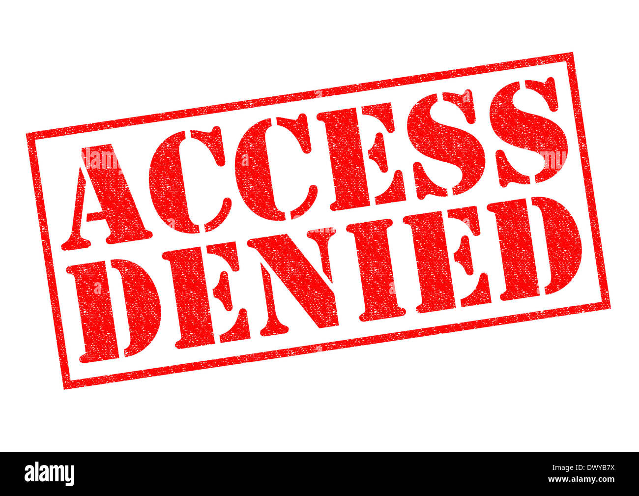 Request Denied Stamp