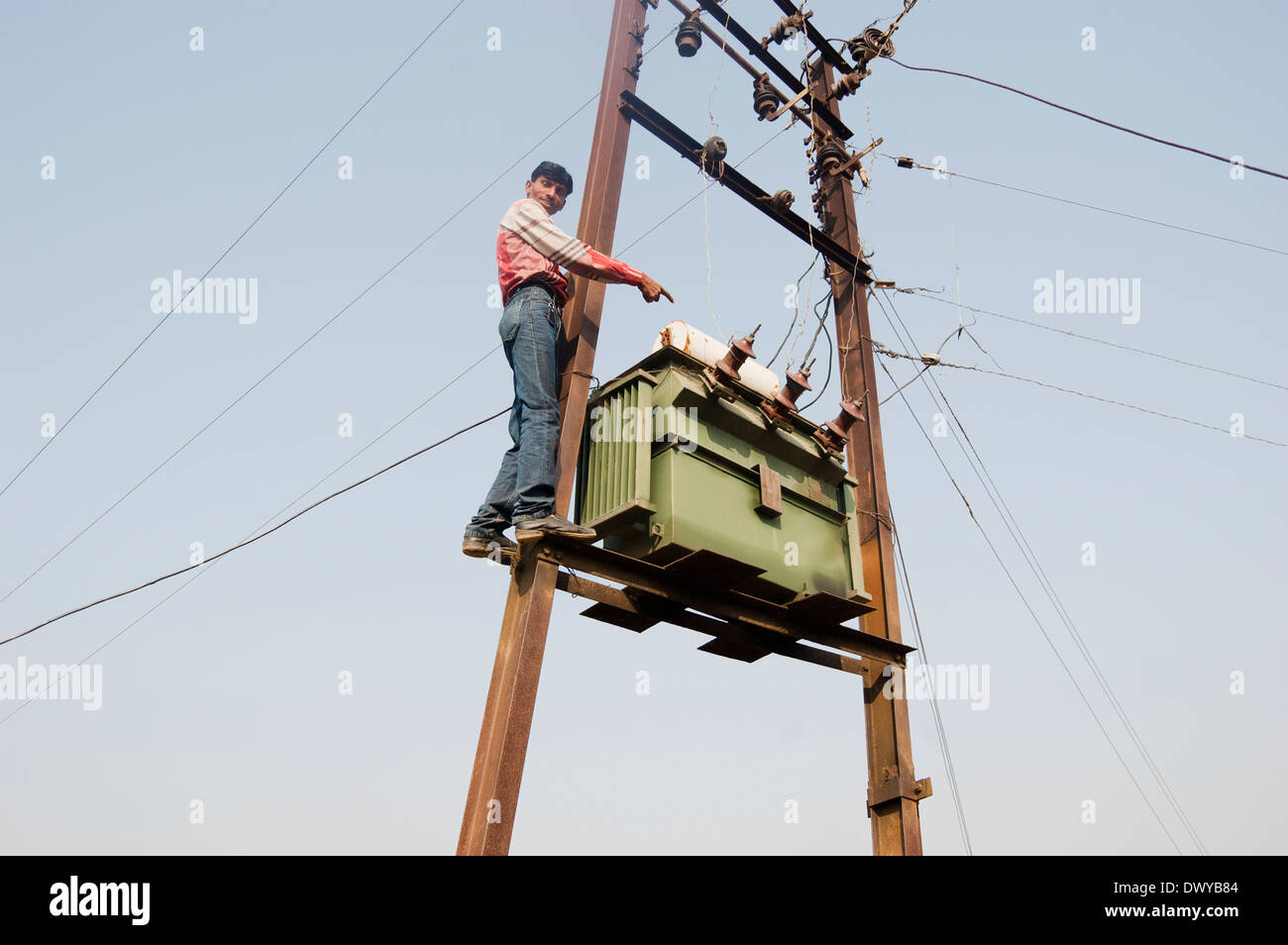 Indian transformer hi-res stock photography and images - Alamy