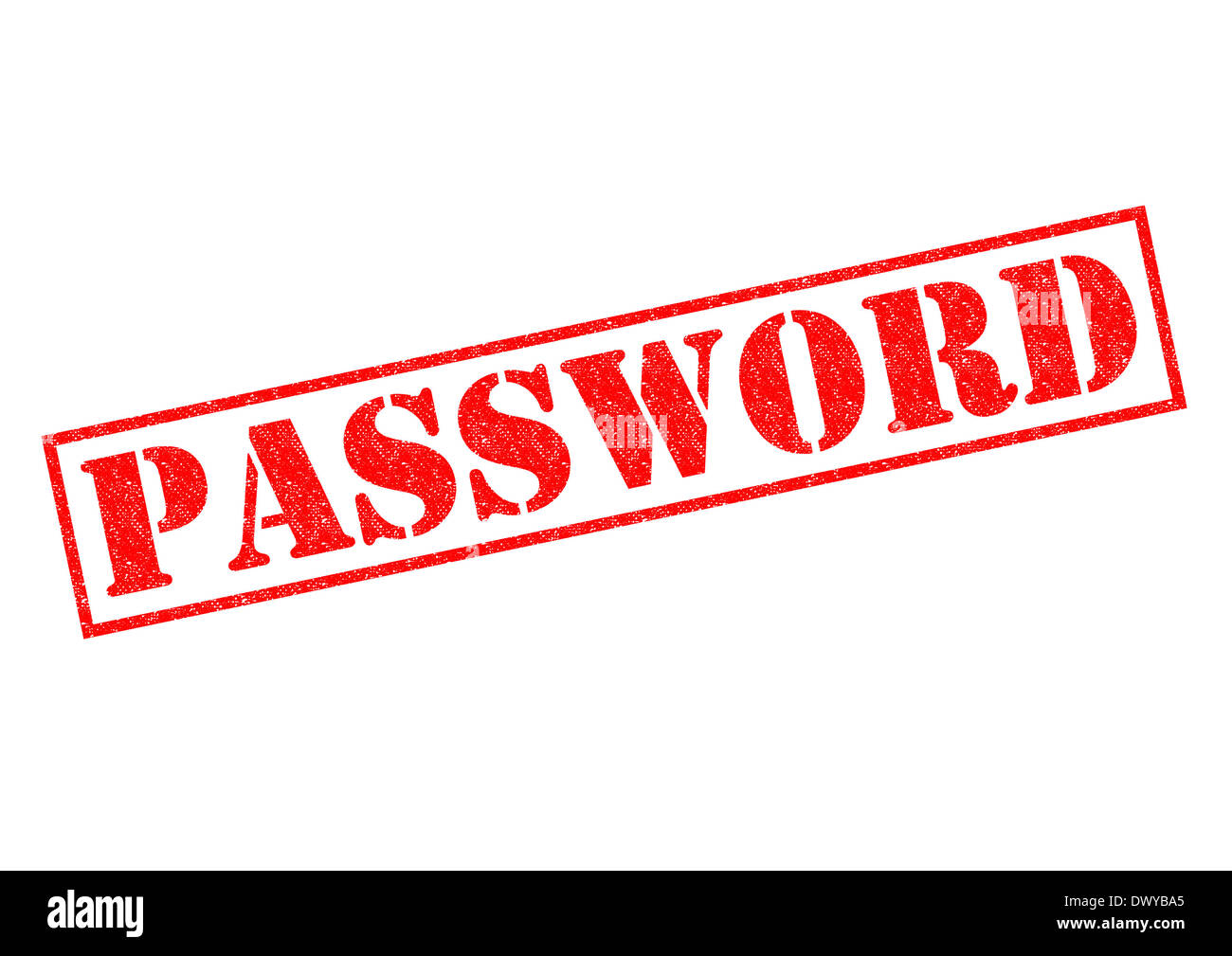 PASSWORD red Rubber Stamp over a white background Stock Photo - Alamy