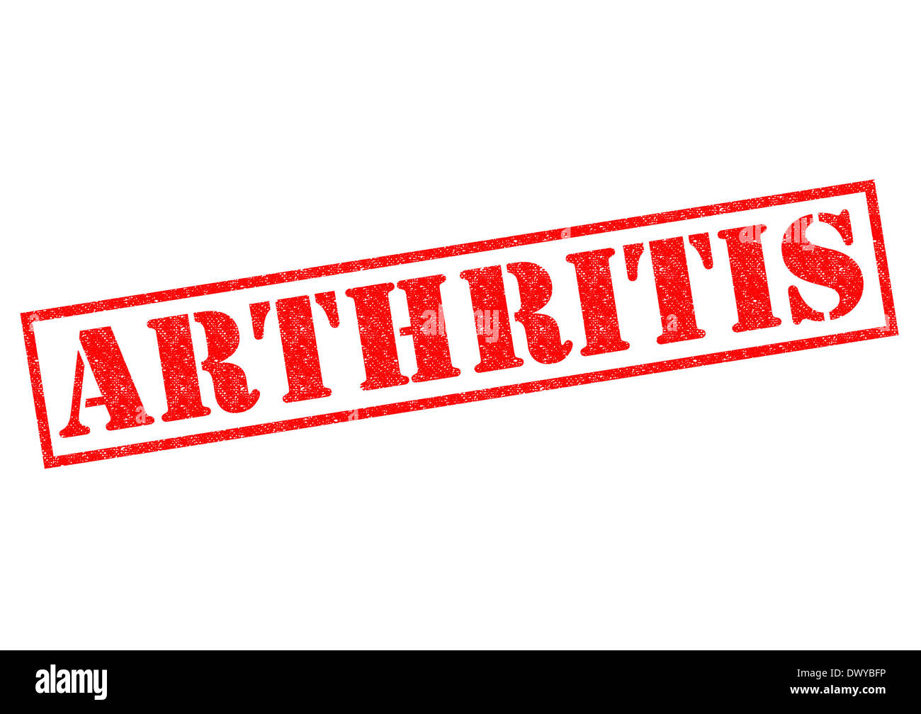 ARTHRITIS red Rubber Stamp over a white background Stock Photo - Alamy