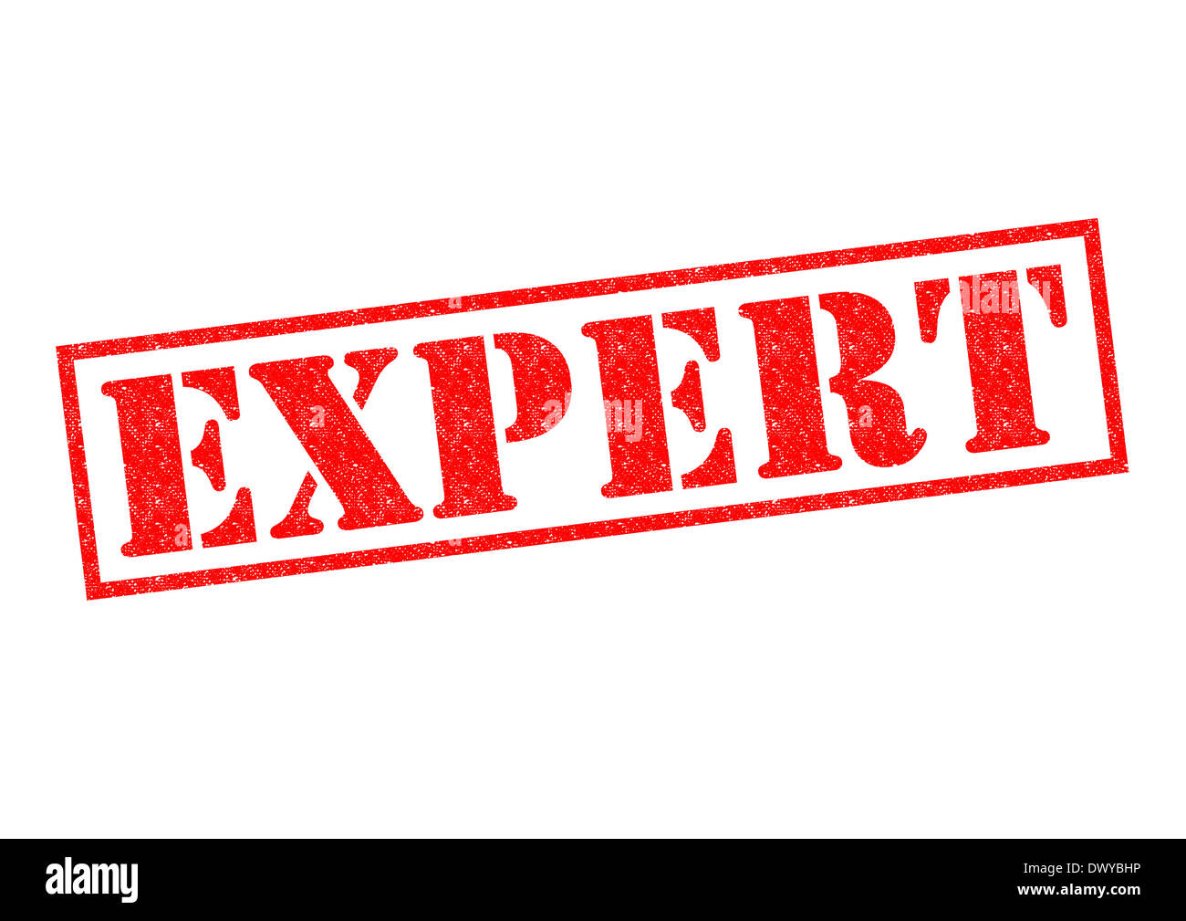 EXPERT red Rubber Stamp over a white background Stock Photo - Alamy