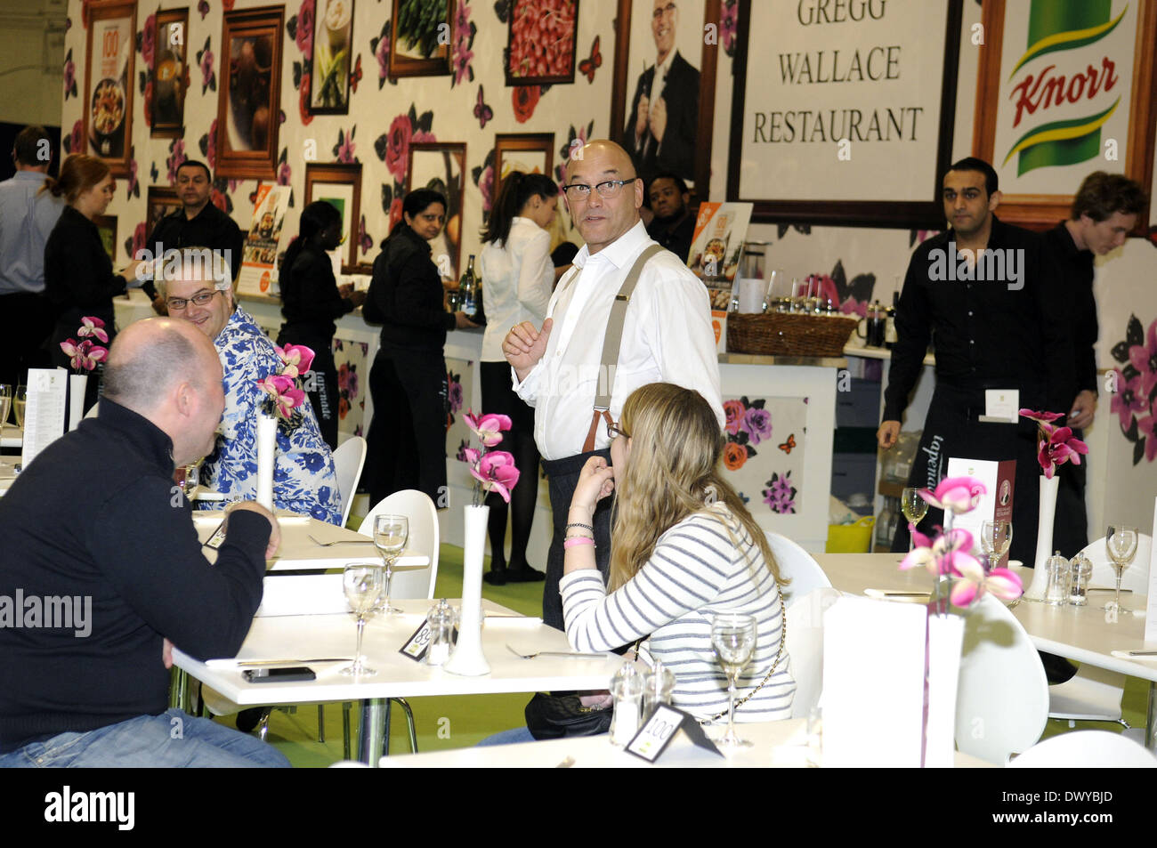 London, UK. 14th Mar, 2014. Gregg Wallace at the Ideal Home Exhibition ...