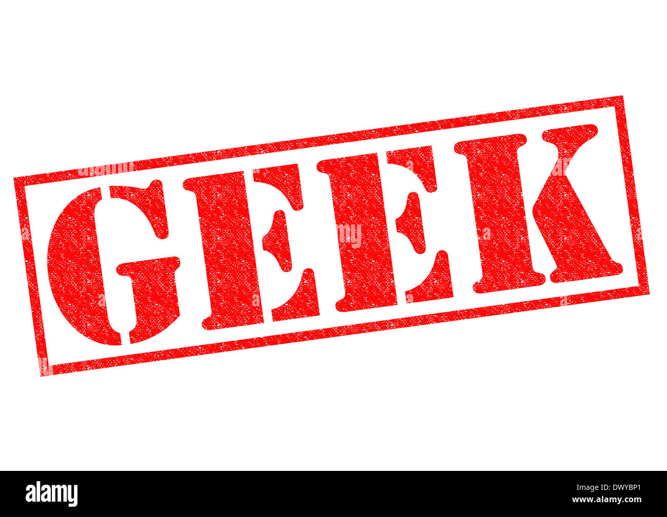 GEEK red Rubber Stamp over a white background Stock Photo - Alamy