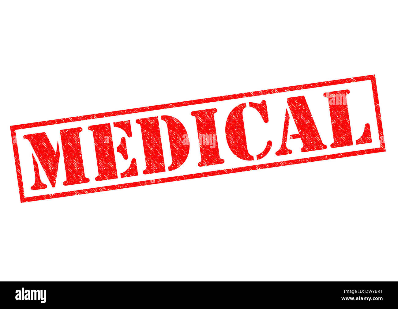 MEDICAL red Rubber Stamp over a white background Stock Photo - Alamy