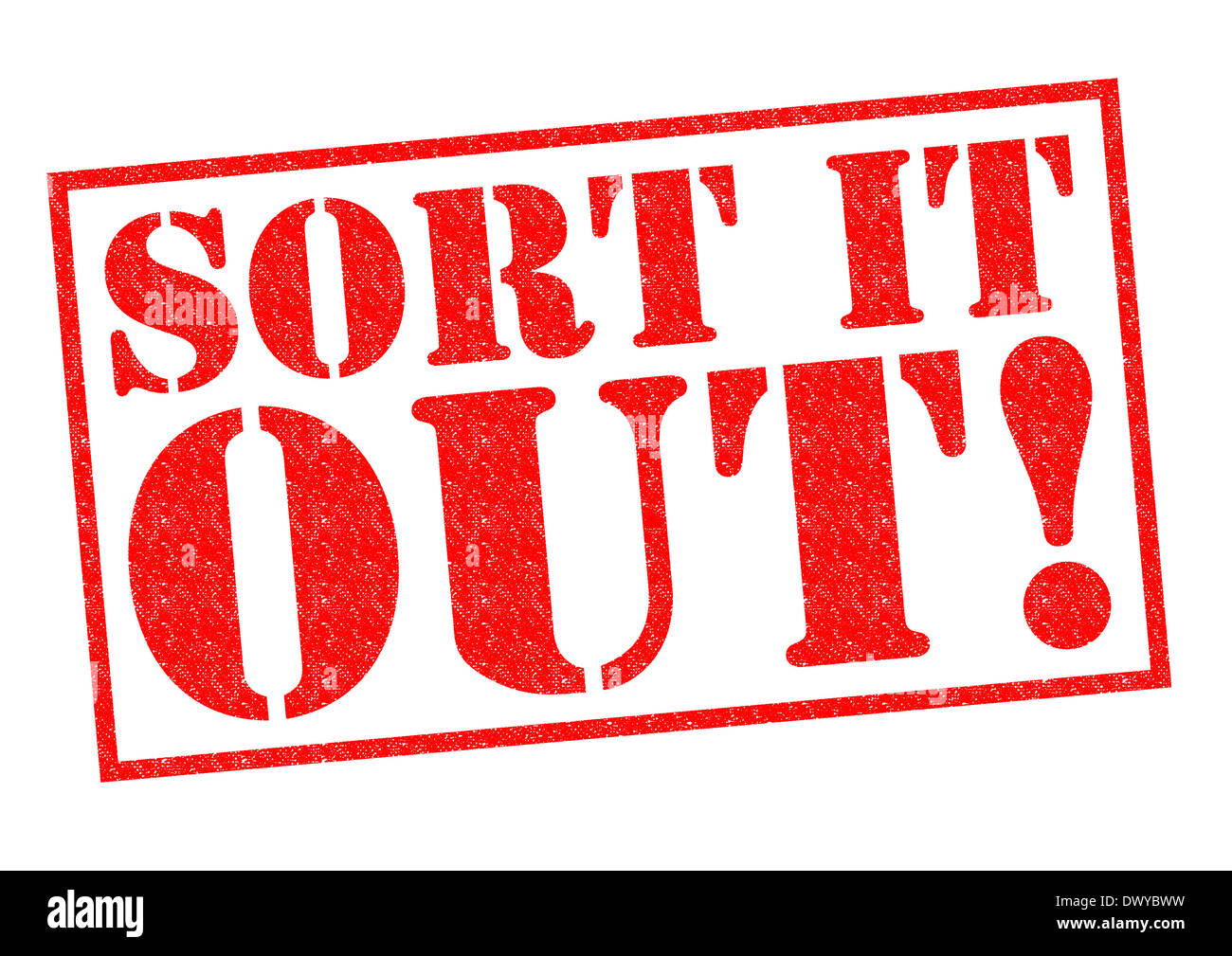 Organise now Cut Out Stock Images & Pictures - Alamy