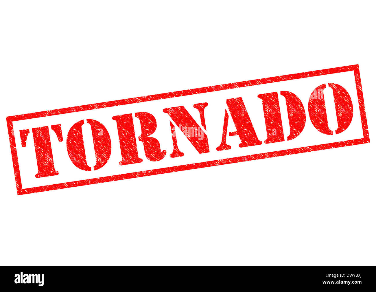 TORNADO red Rubber Stamp over a white background Stock Photo - Alamy