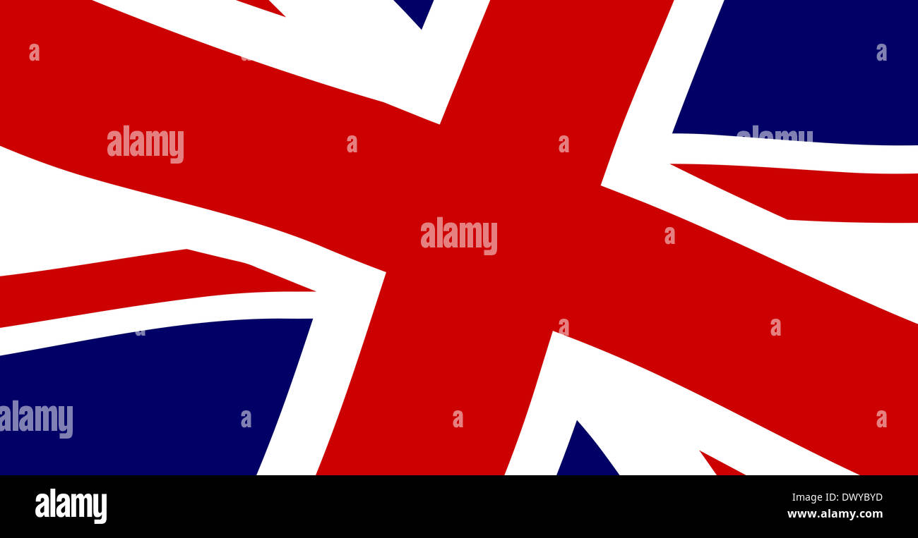 The British Union Jack flag fluttering in close up Stock Photo - Alamy