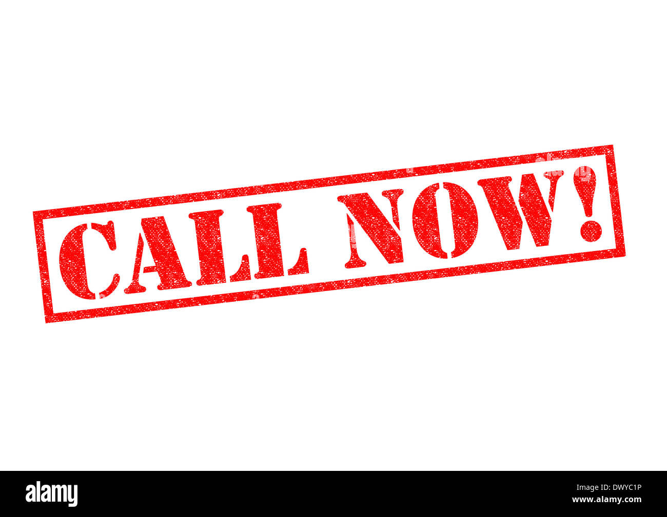 CALL NOW! red Rubber stamp over a white background Stock Photo - Alamy