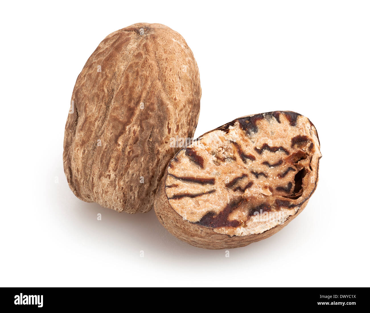 Isolated nutmeg hi-res stock photography and images - Alamy