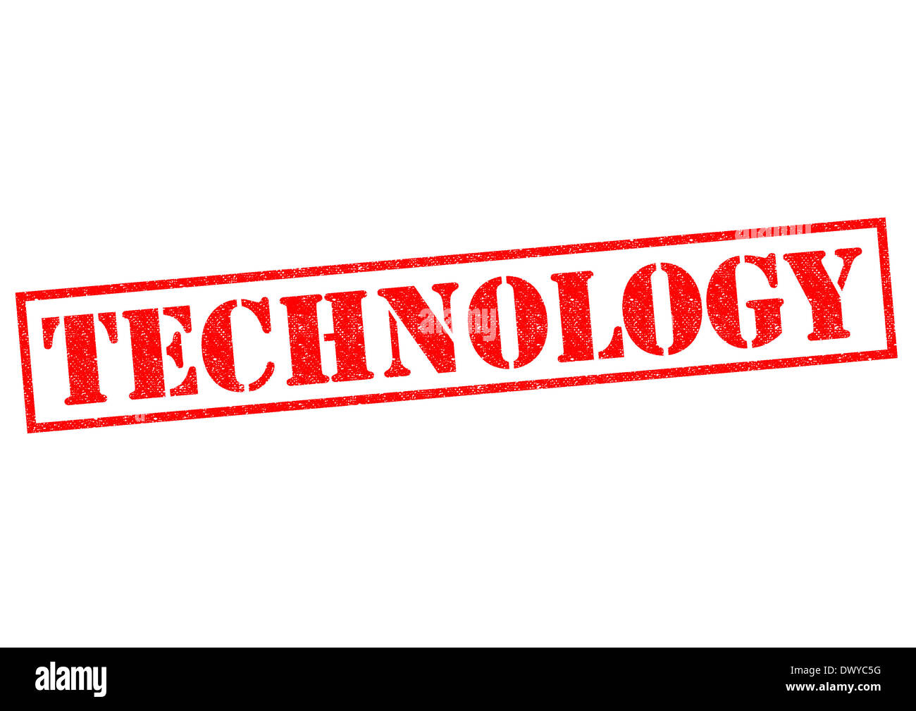 TECHNOLOGY red Rubber Stamp over a white background Stock Photo - Alamy