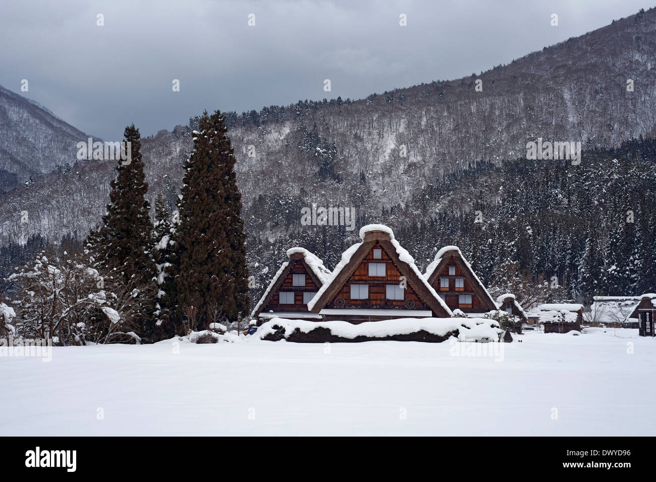 Shirakawa in Deep Snow, Ono gun, Gifu Prefecture, Japan Stock Photo - Alamy