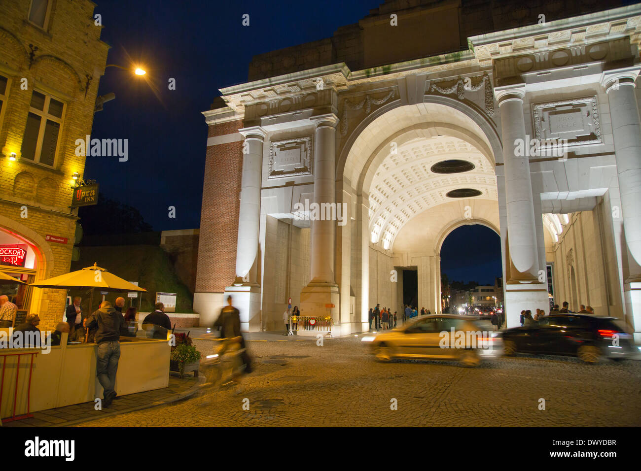 Ypres, Belgium, look at the Menin Gate Stock Photo - Alamy