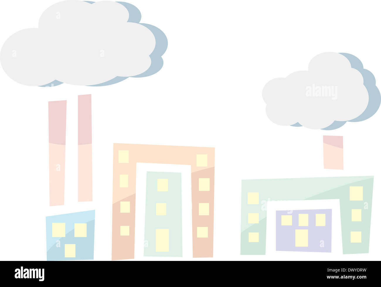 Plume of pollution isolated hi-res stock photography and images - Alamy