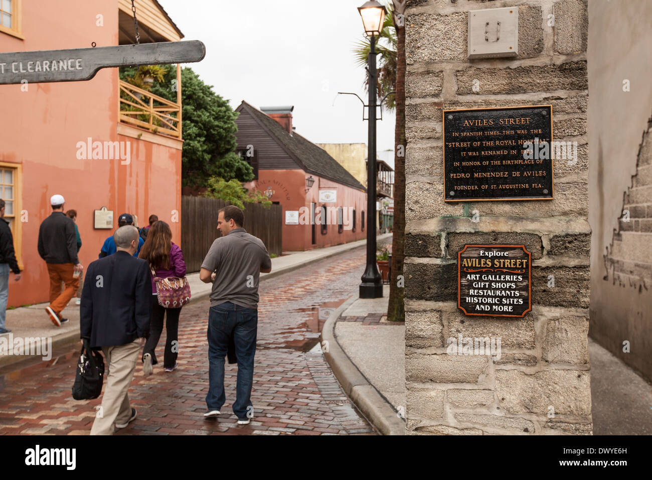 Aviles street oldest street in hi-res stock photography and images - Alamy