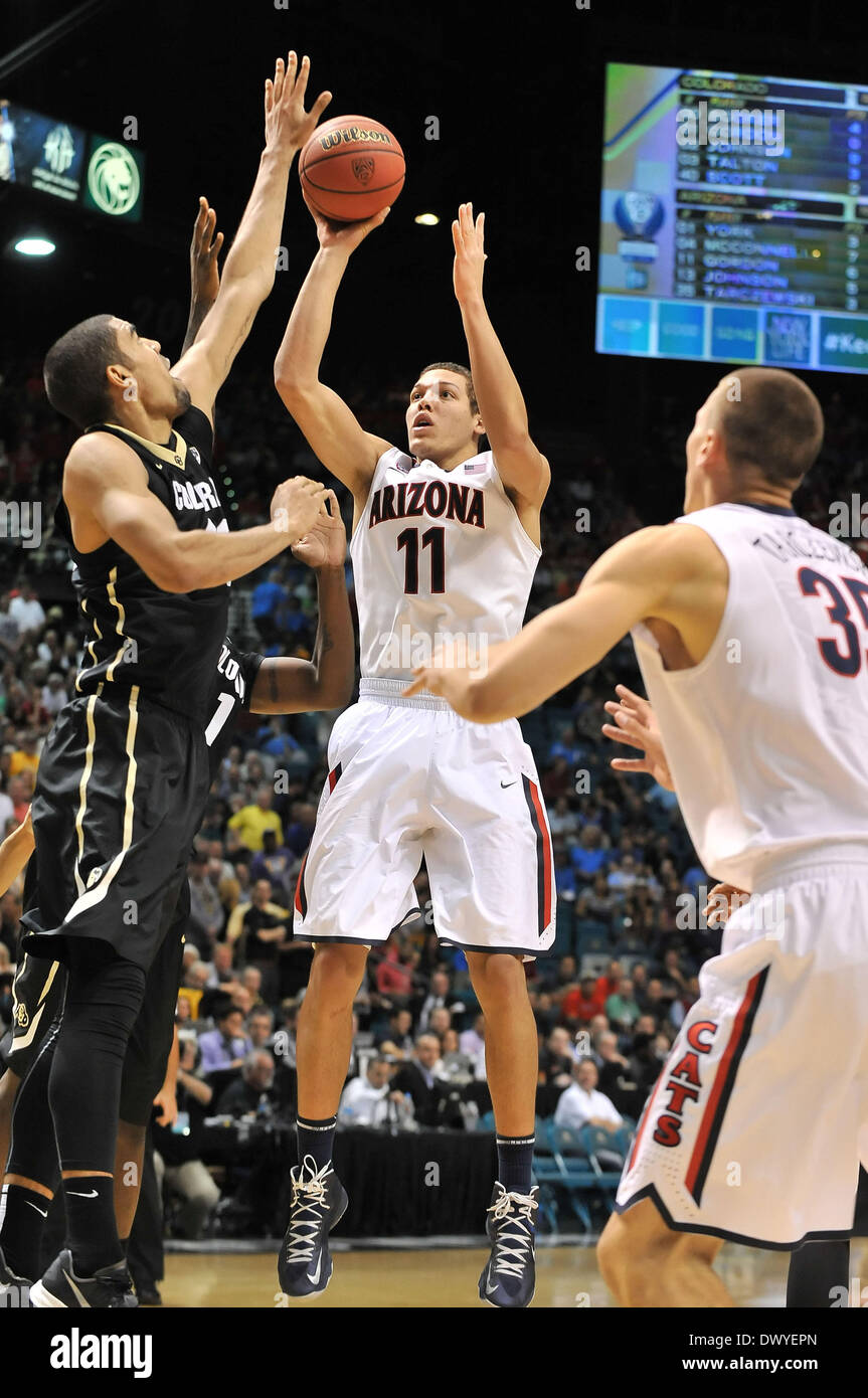 Las Vegas, NV, USA. 14th Mar, 2014. Arizona Wildcats forward Aaron ...