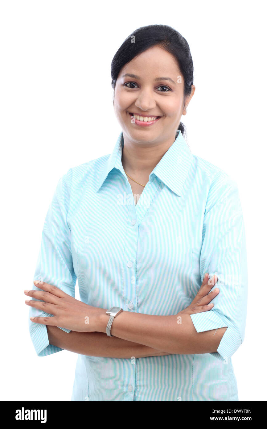 Young asian girl arms crossed hi-res stock photography and images - Alamy