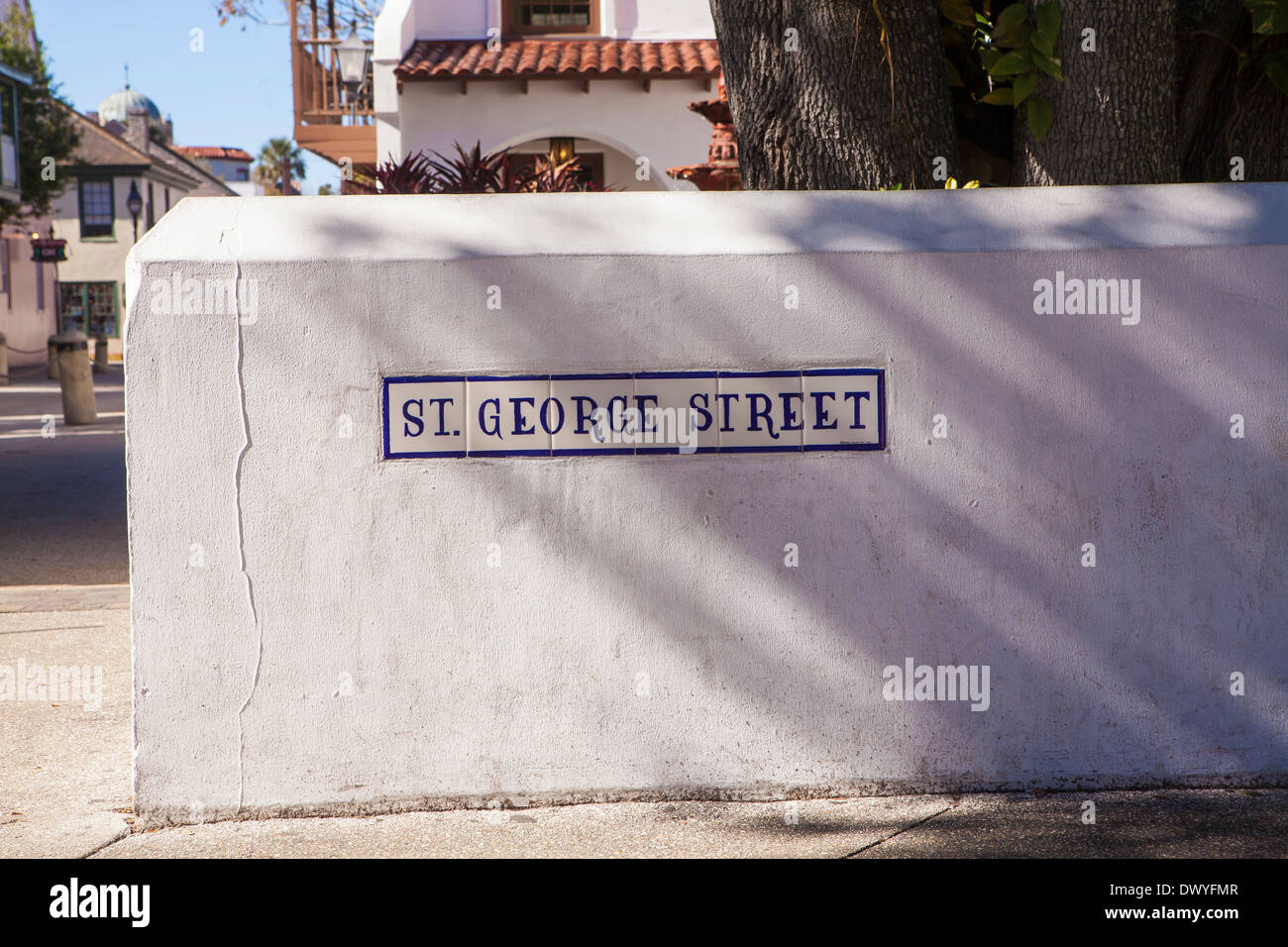 St. George Street is pictured in St. Augustine historical district ...