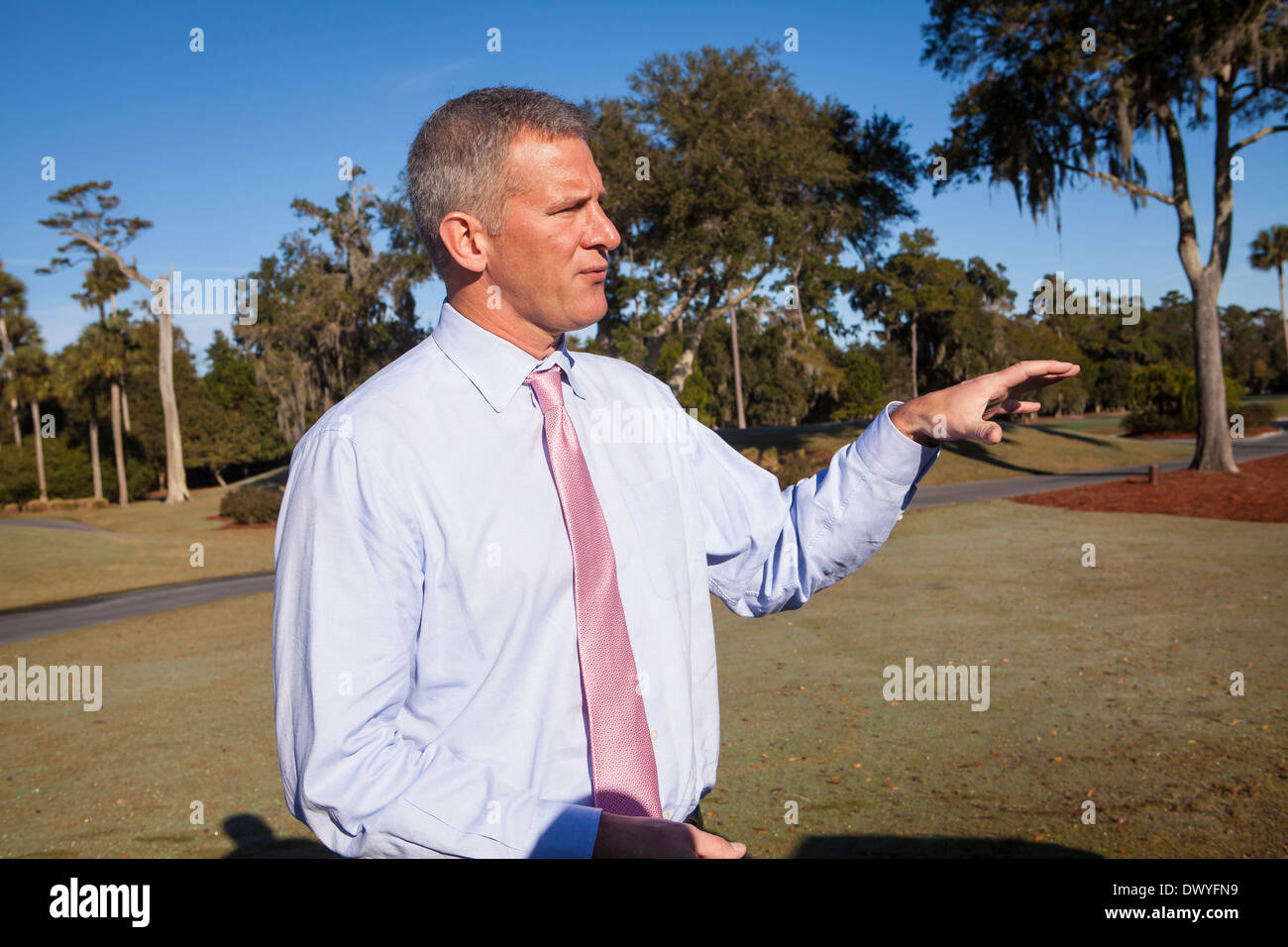 Executive Director Matt Rapp gestures as he talks about the new upgrade ...